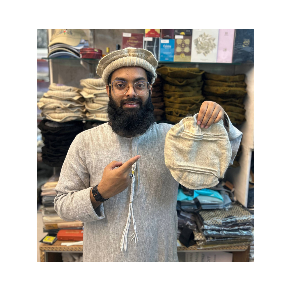 Special Variety Premium Original Afghani Pakhol – Natural Beige Cap ...